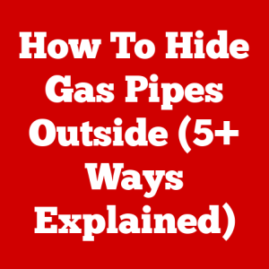 How To Hide Gas Pipes Outside (5+ Ways Explained)