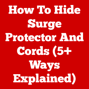 How To Hide Surge Protector And Cords (5+ Ways Explained)